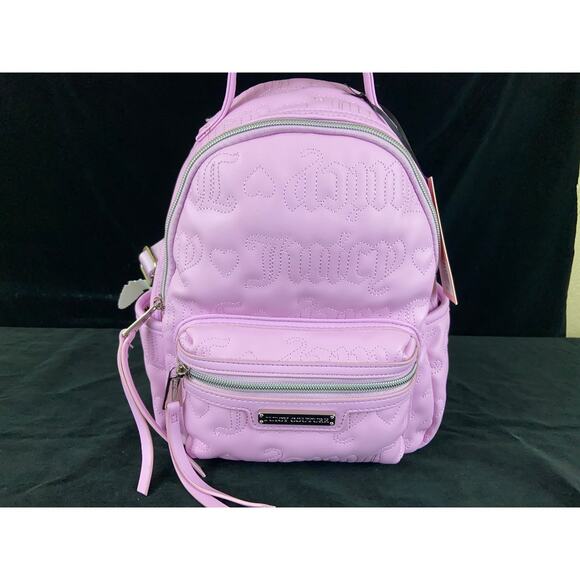 Juicy Couture | Bags | Juicy Couture Rosie Mini Backpack Lavender Faux ...